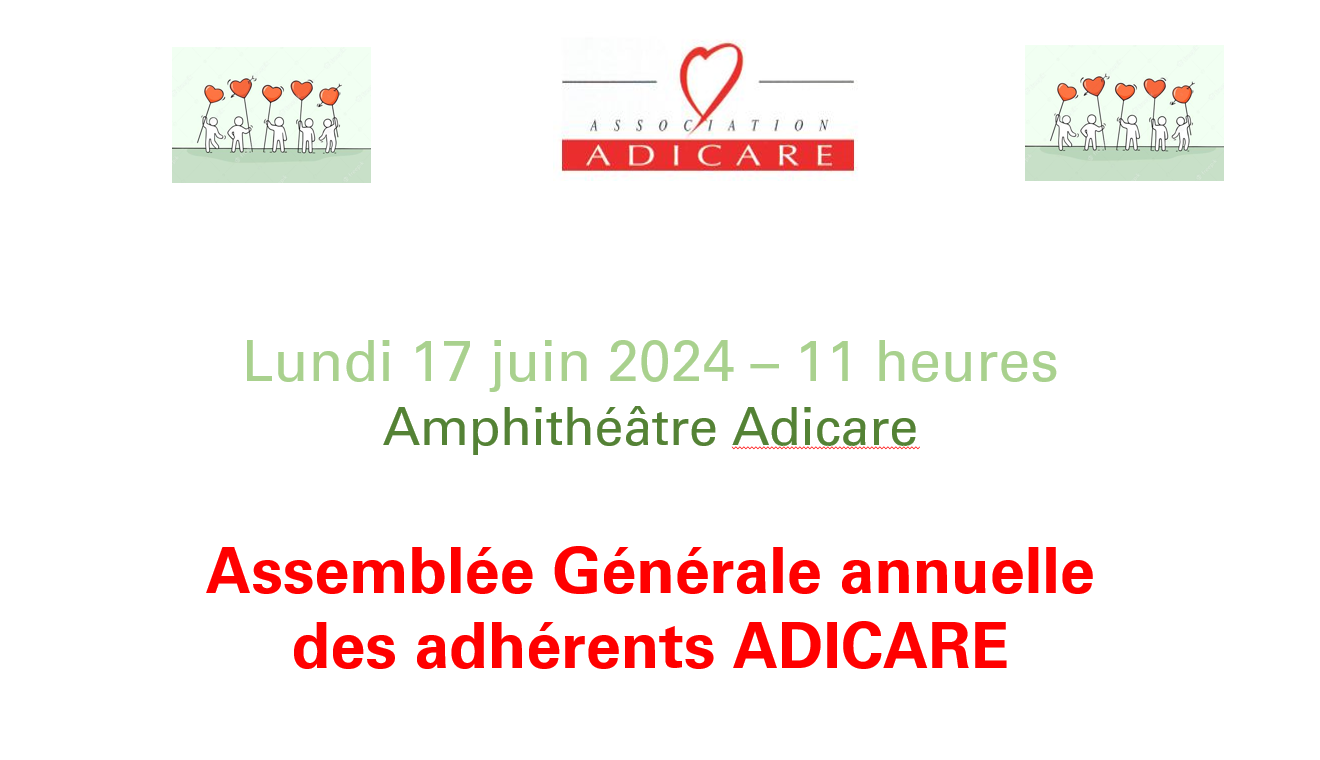 Association Adicare - Page d'accueil
